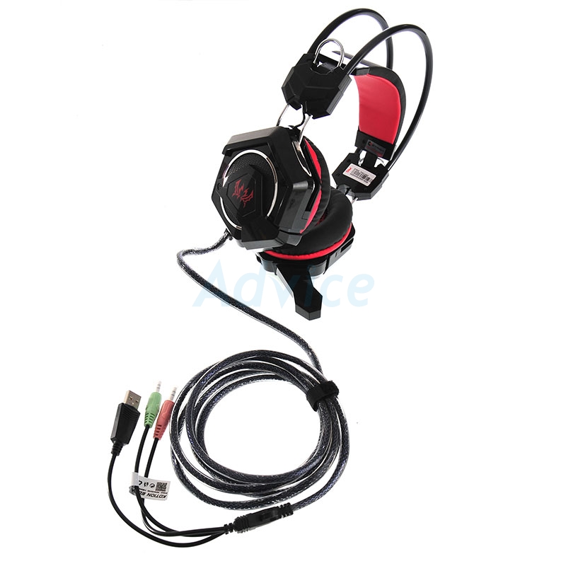 HeadSet 'KOTION' GS200 (Black/Red)
