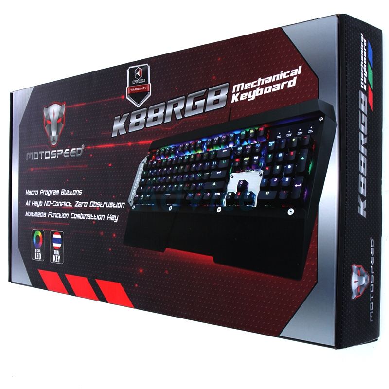 K/B USB Machanical MOTOSPEED (K88) Black