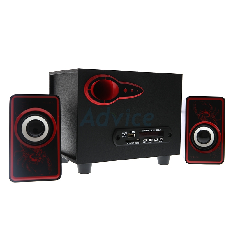 SPK (2.1) Bluetooth 'Music D.J (SP-21) Red