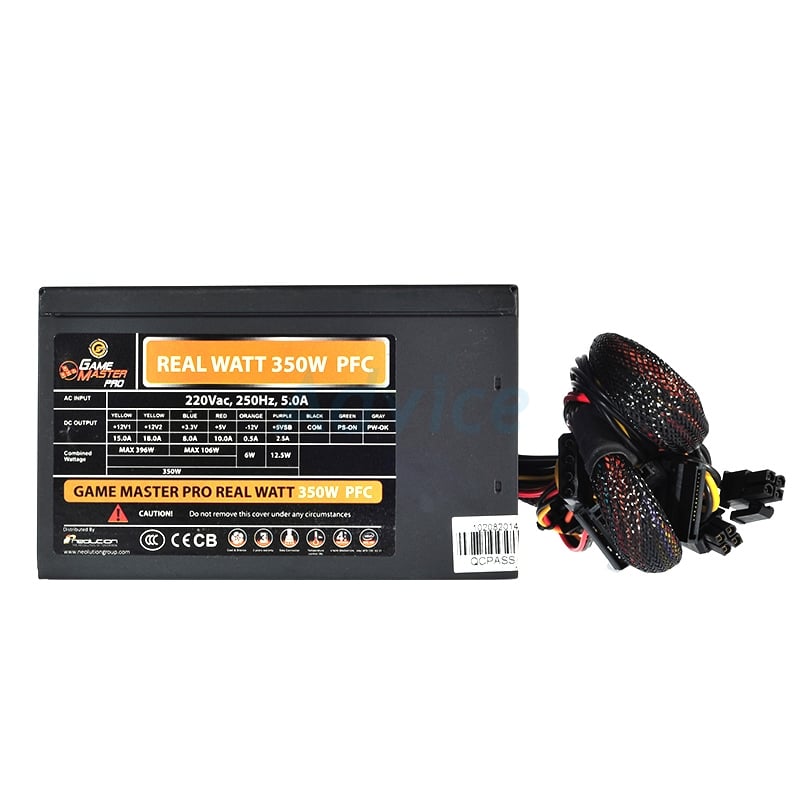 PS (Sata) NEOLUTION E-SPORT Gamemaster 350w.
