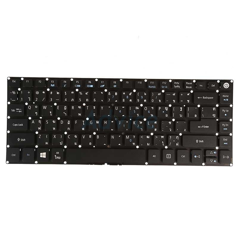Keyboard ACER Aspire E5-473 (Black) มีปุ่ม Power 'PowerMax' (สกรีนไทย ...
