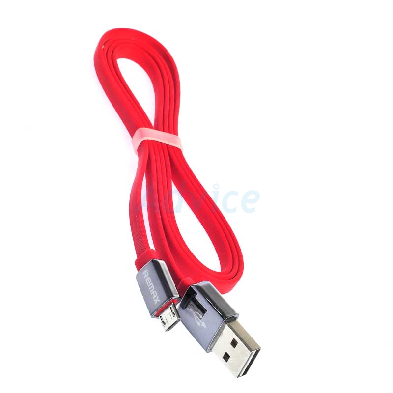 Cable USB To Micro USB (1M, กลิ่นหอม) 'REMAX' Red