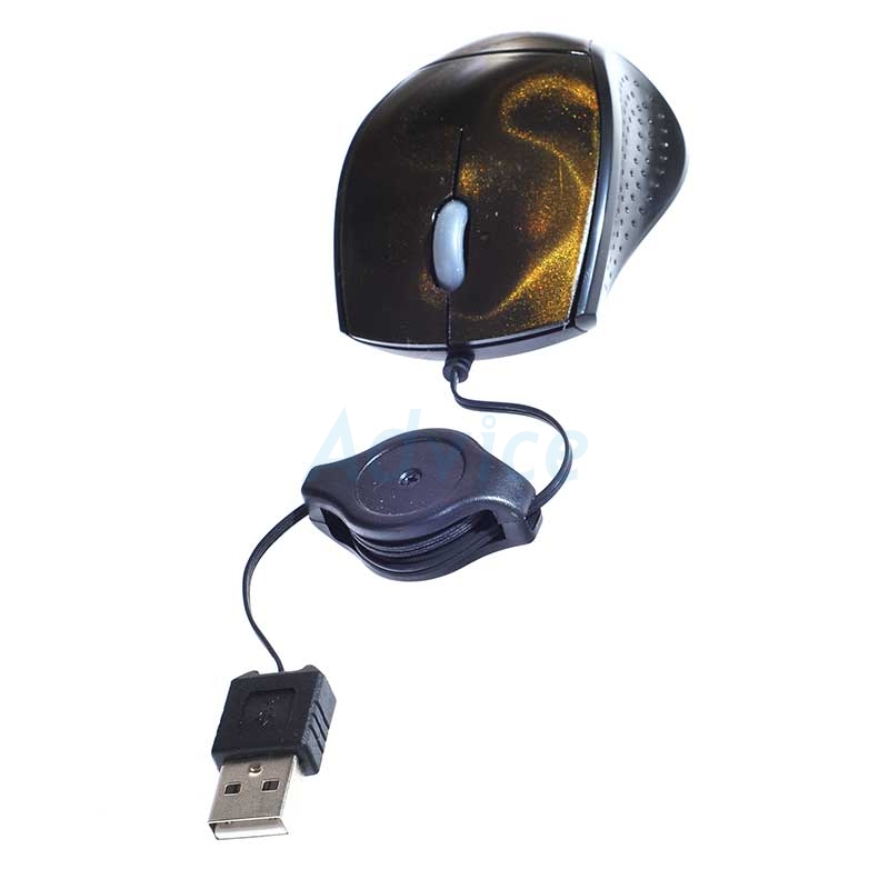 OPT.USB MD-TECH (MD-130) เก็บสาย Black