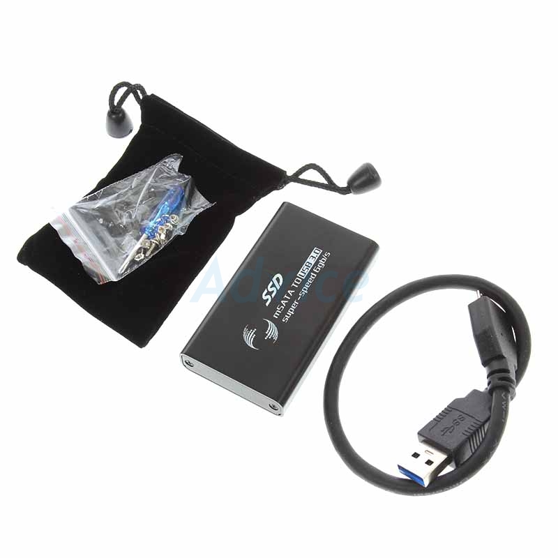 Enclosure SSD mSata (HDBX-01) USB3.0 Black