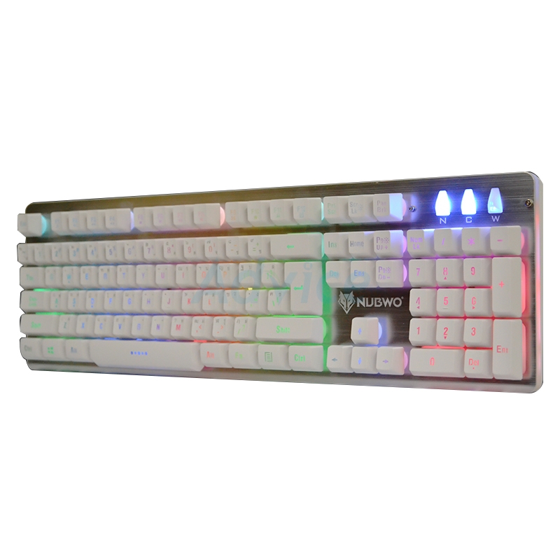 USB Keyboard NUBWO (NK-45) Silver 'MAJESTIC'