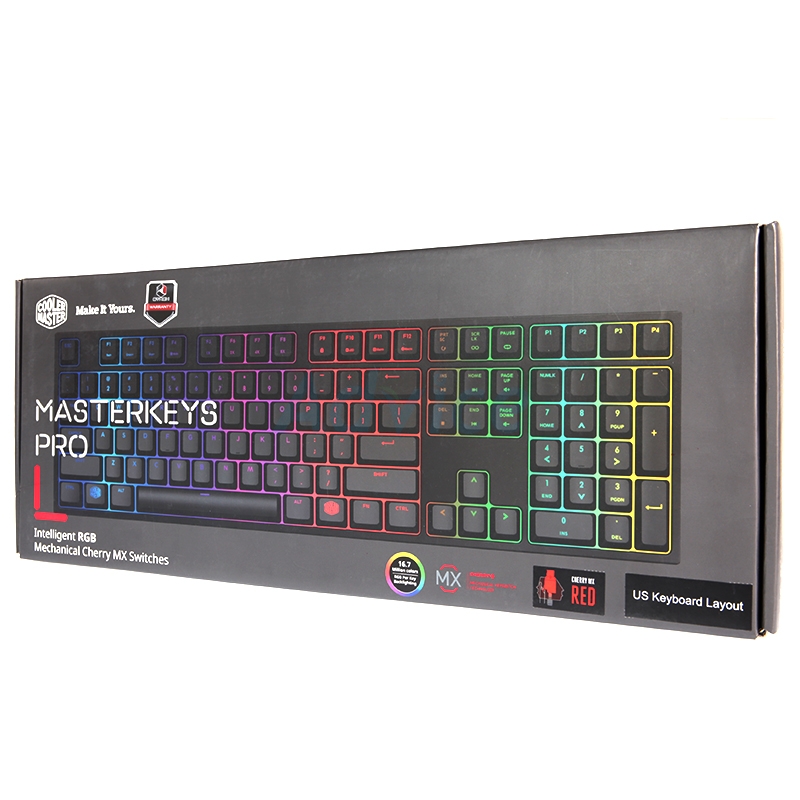 KB CM Masterkey Pro L RGB (Red-Sw)