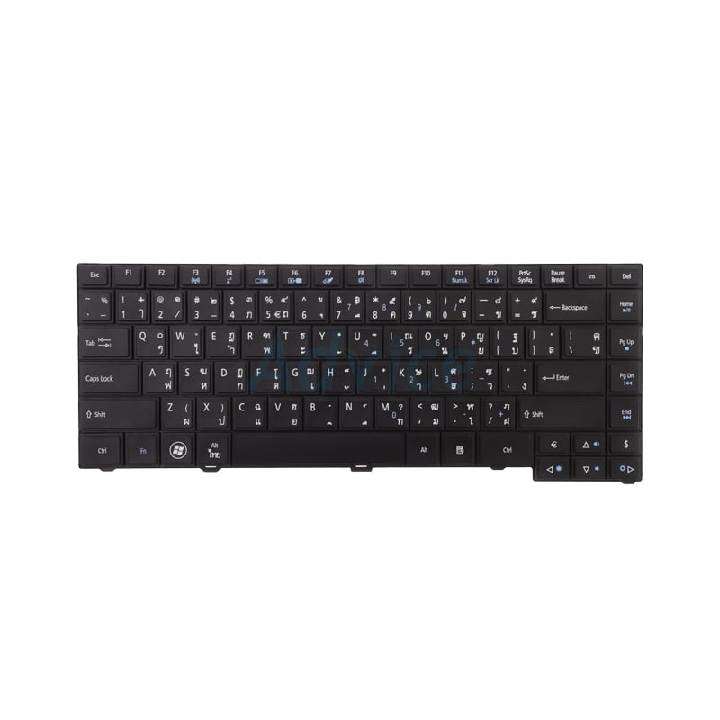 Keyboard ACER TravelMate P243 (Black) 'PowerMax' (สกรีนไทย-อังกฤษ ...
