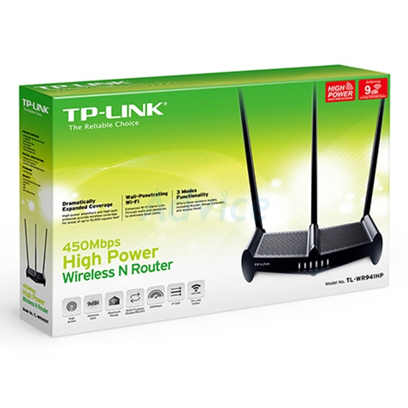 Router TP-LINK (TL-WR941HP) Wireless N450 High Power