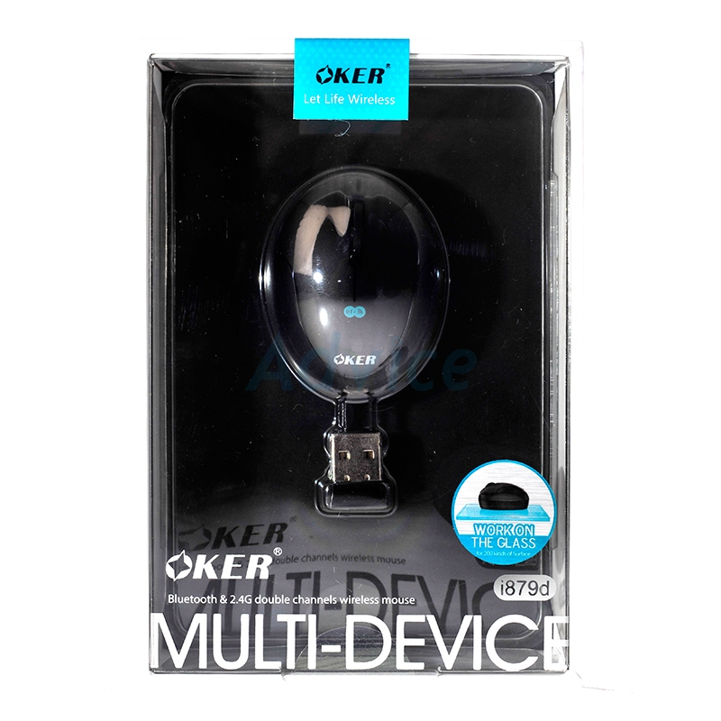 MULTI MODE OPT.OKER (I-879) BLACK (เมาส์ไข่)