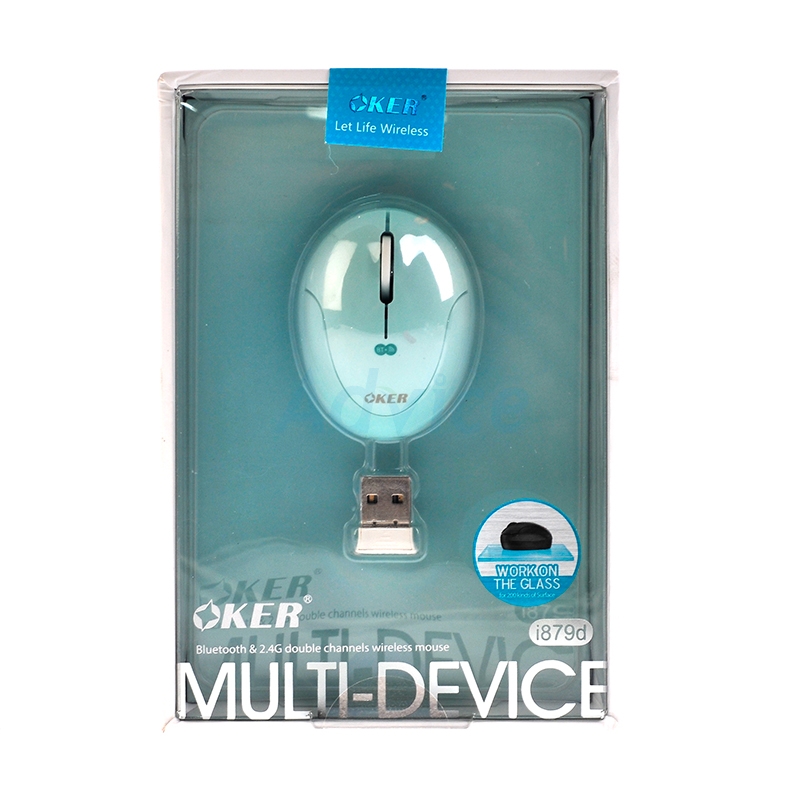 MULTI MODE OPT.OKER (I-879) GREEN (เมาส์ไข่)