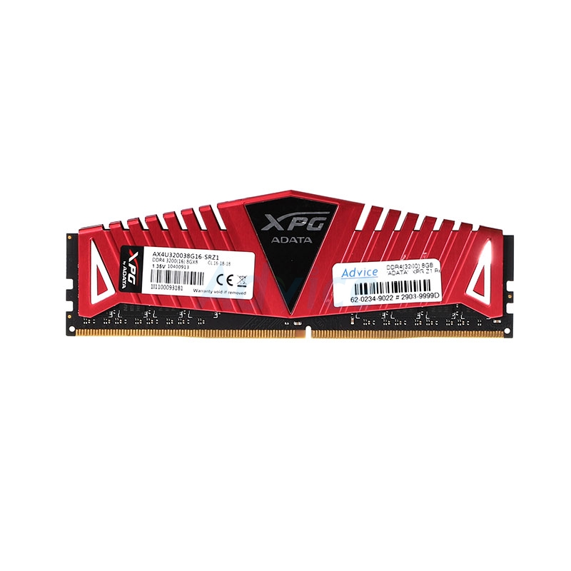 DDR4(3200) 8GB ADATA XPG Z1 Red