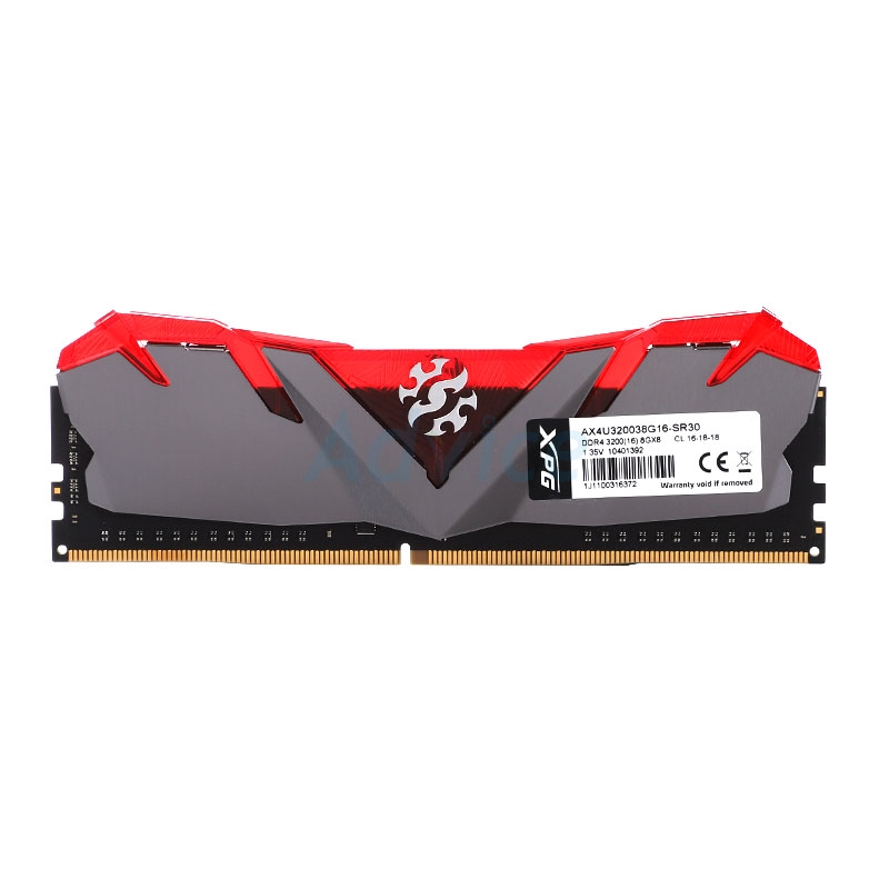 DDR4(3200) 8GB ADATA (D30/Red)