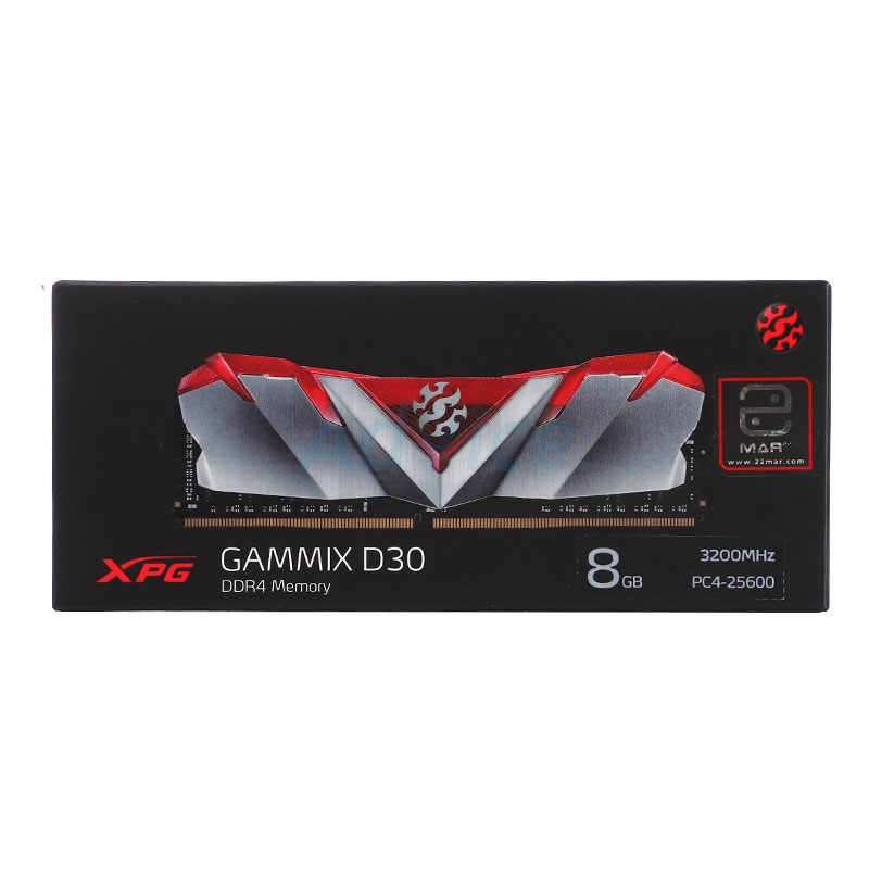 DDR4(3200) 8GB ADATA (D30/Red)