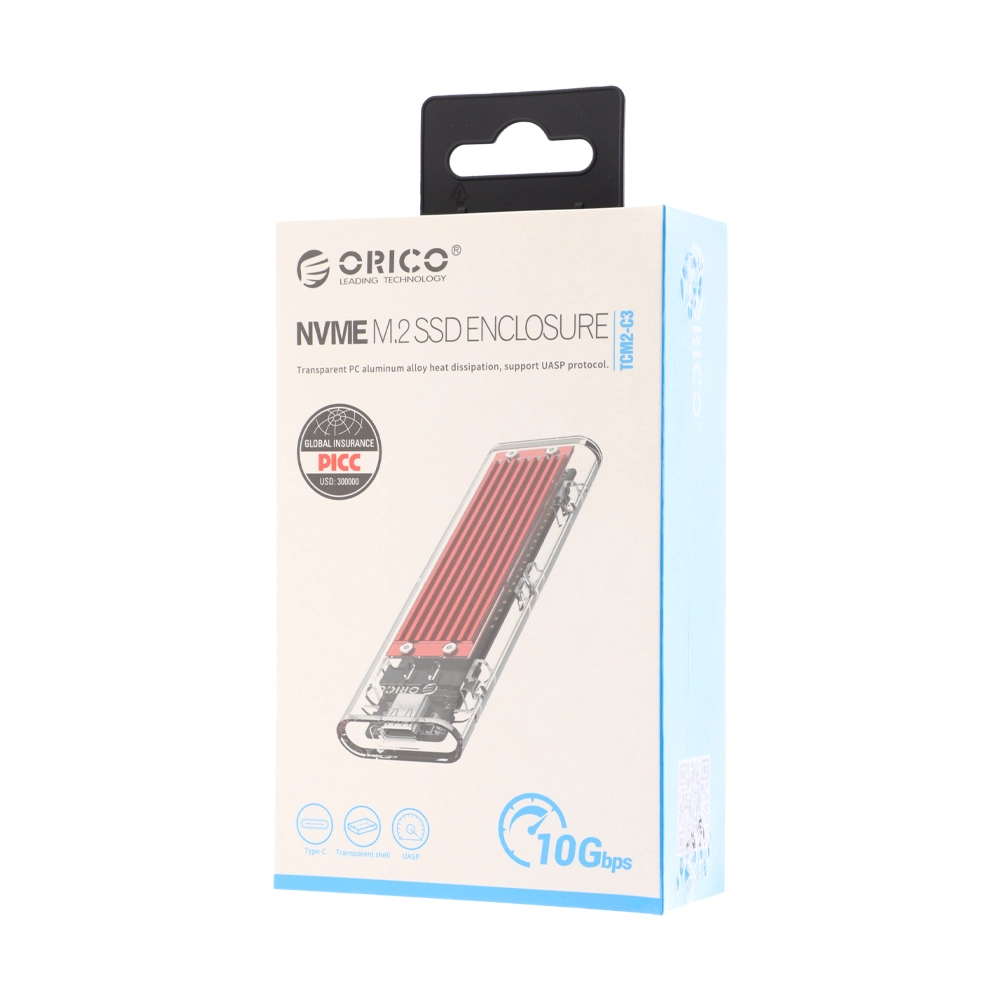 Enclosure M.2 ORICO TCM2-C3 (Red)