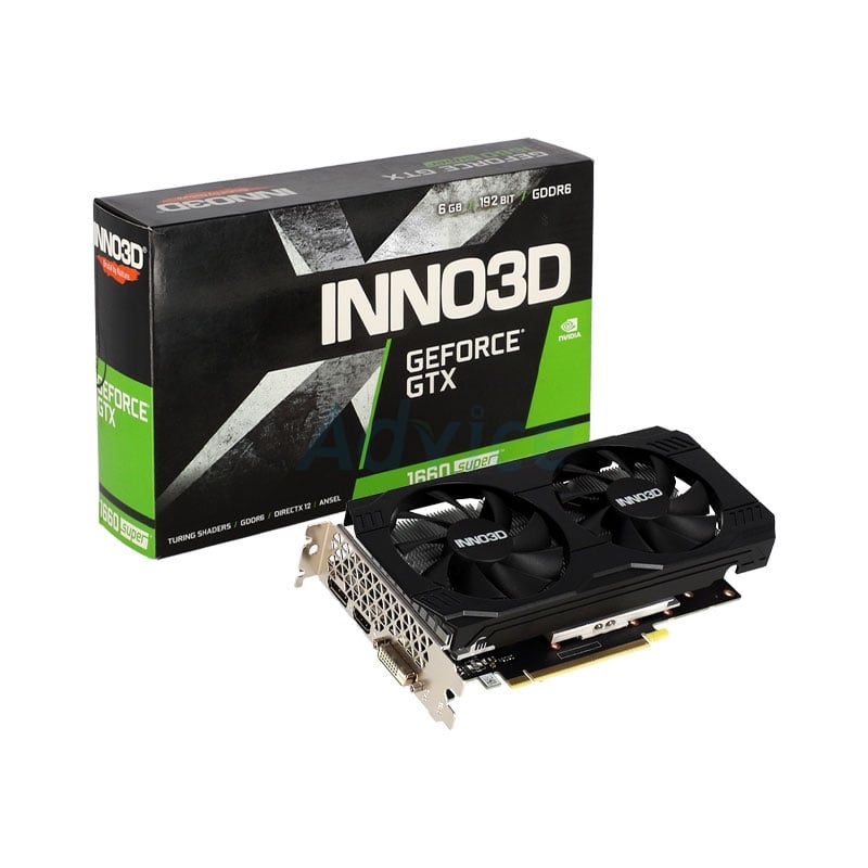 GTX1660SUPER/6GB INNO3D TWIN X2 (D6) [N166SK-06D6] | Advice จ.ชลบุรี ...