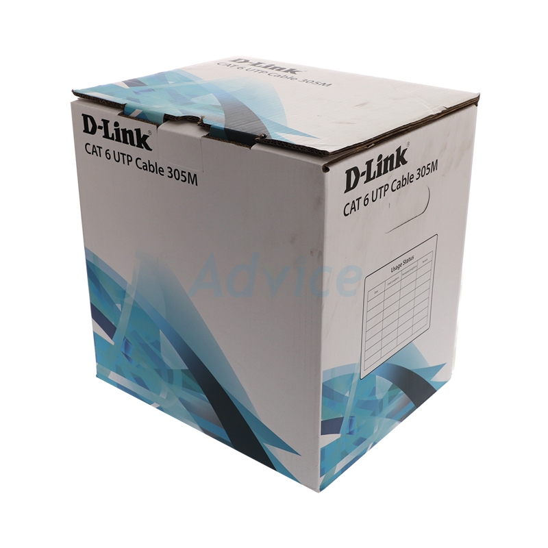 CAT6 UTP Cable (305m./Box) D-LINK (NCB-C6UGRYR-305)