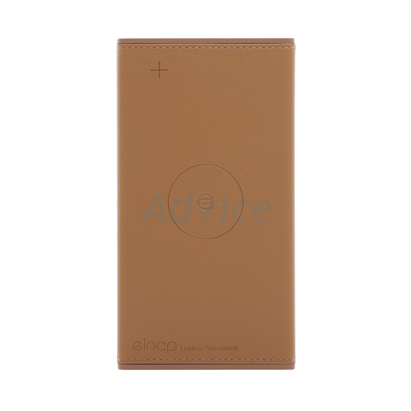 P-Bank 10000 mAh ELOOP (E31) Wireless Brown (มอก.)