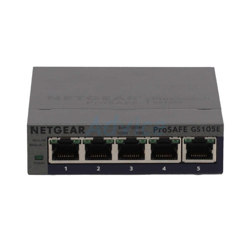 Gigabit Switching Hub NETGEAR (GS105E) 5 Port Gigabit