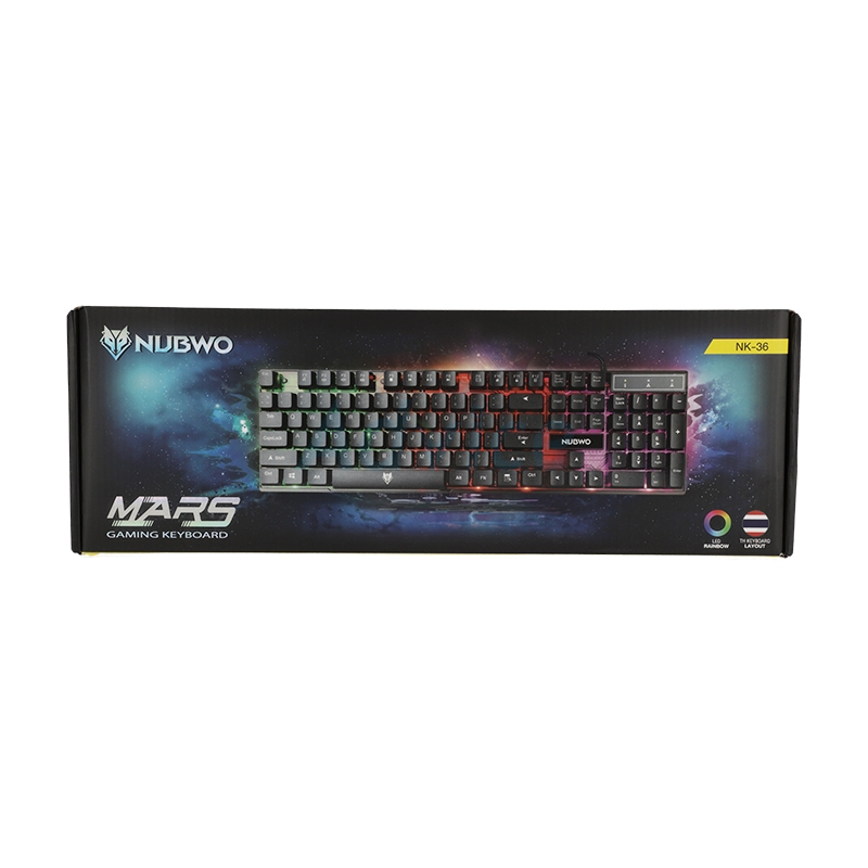 USB KEYBOARD NUBWO (NK-36 MARS) BLACK