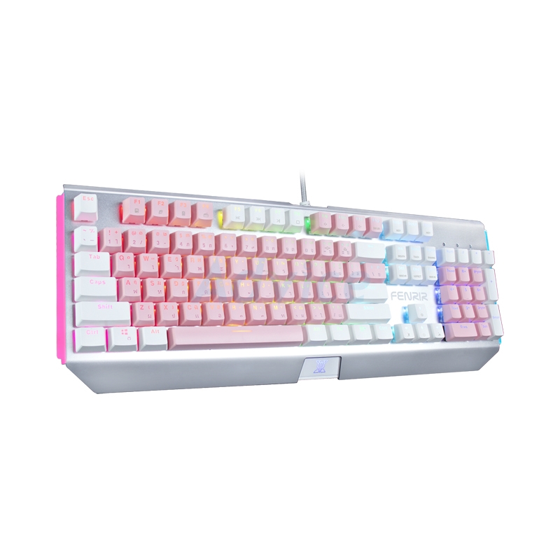 K/B NUBWO-X FENRIR X27 RGB BLUE-SWITCH (SILVER)