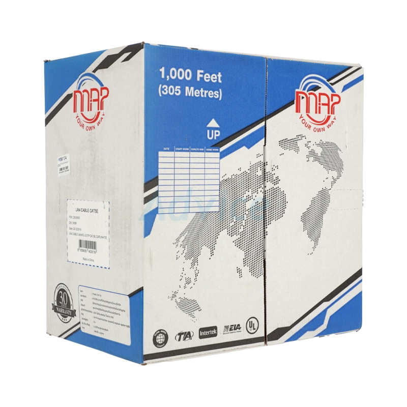 CAT5e UTP Cable (305m./Box) MAP (C5E8305)