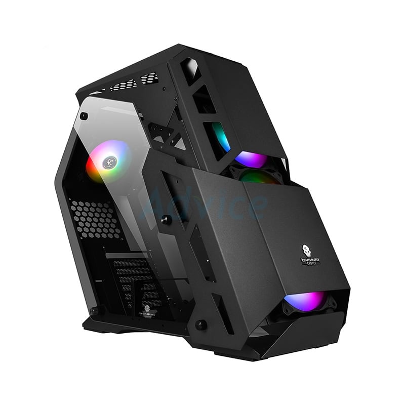 ATX (NP) Tsunami Protector Castle ARGB (Black) | Advice จ.มหาสารคาม ...