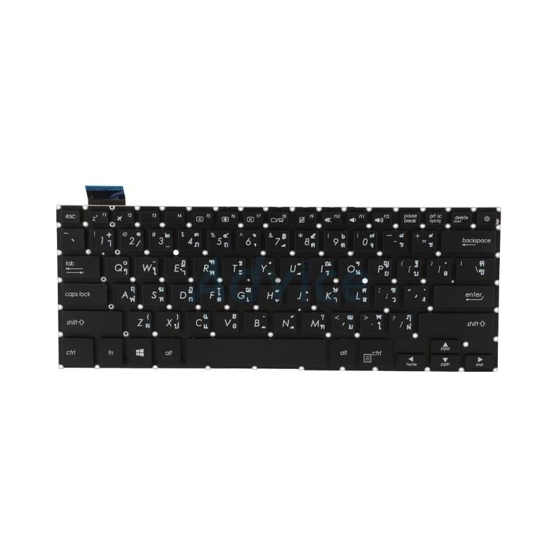 Keyboard ASUS X407 (Black) 'PowerMax' (สกรีนไทย-อังกฤษ) | Advice จ. ...