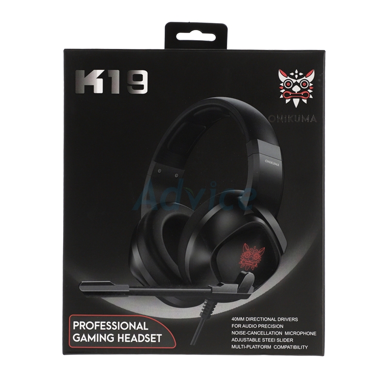 HEADSET ONIKUMA K19 RGB (BLACK)