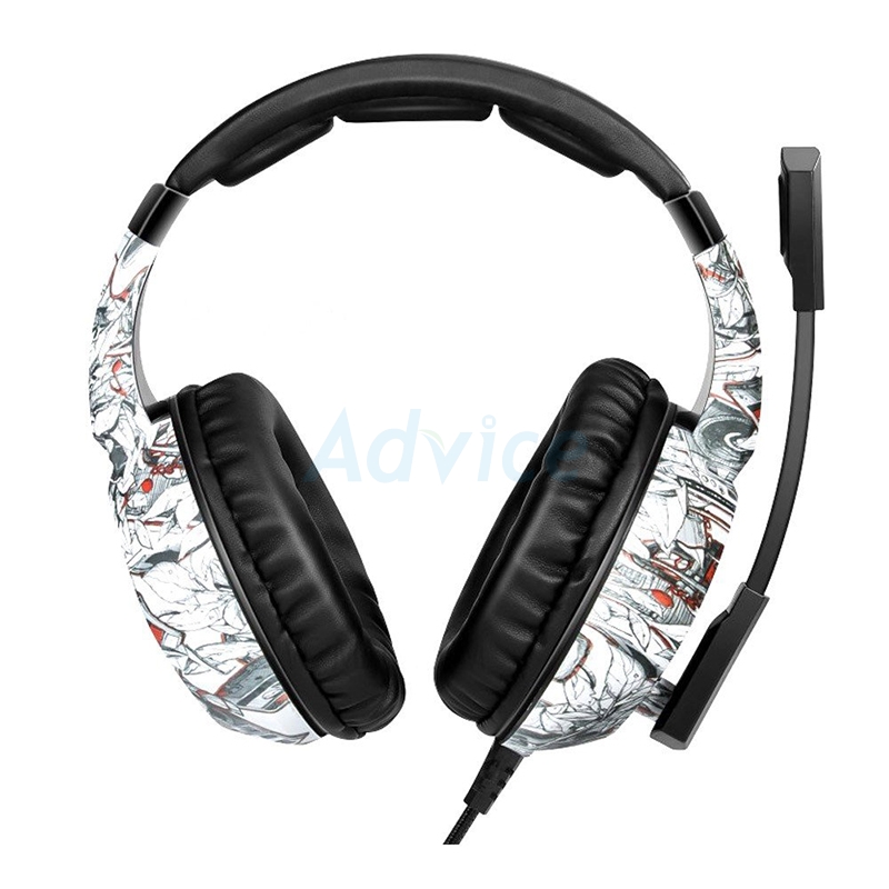 HEADSET ONIKUMA K19 RGB (CAMO/WHITE)