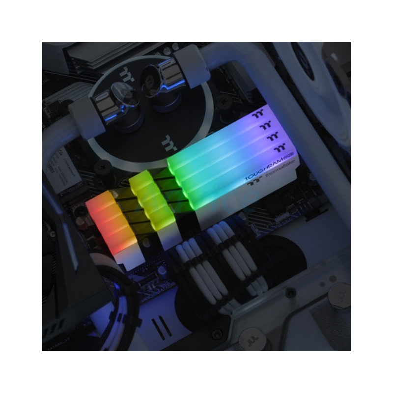 DDR4(3600)64GB (32GBX2) THERMALTAKE (TOUGHRAM/R022R432GX2-3600C18A/RGB ...