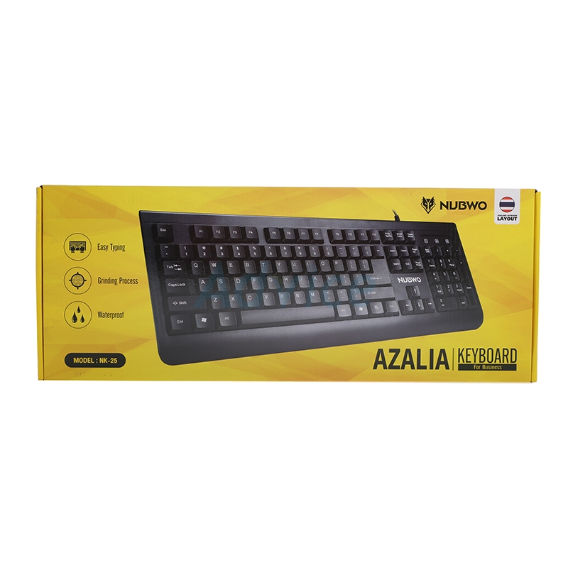 USB KEYBOARD NUBWO NK-25 AZALIA BLACK