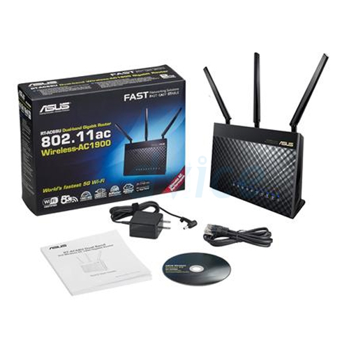 Router ASUS (RT-AC68U V3) Wireless AC1900 Dual Band Gigabit