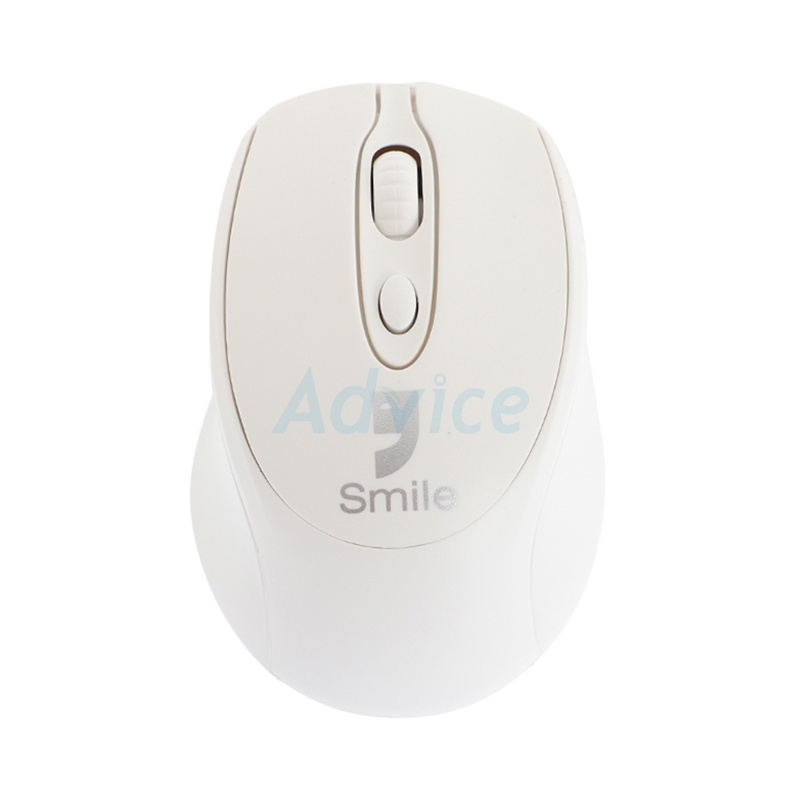 WIRELESS MOUSE SMILE (WH003) WHITE | Advice จ.สุรินทร์ สาขา U042 (ข้าง ...