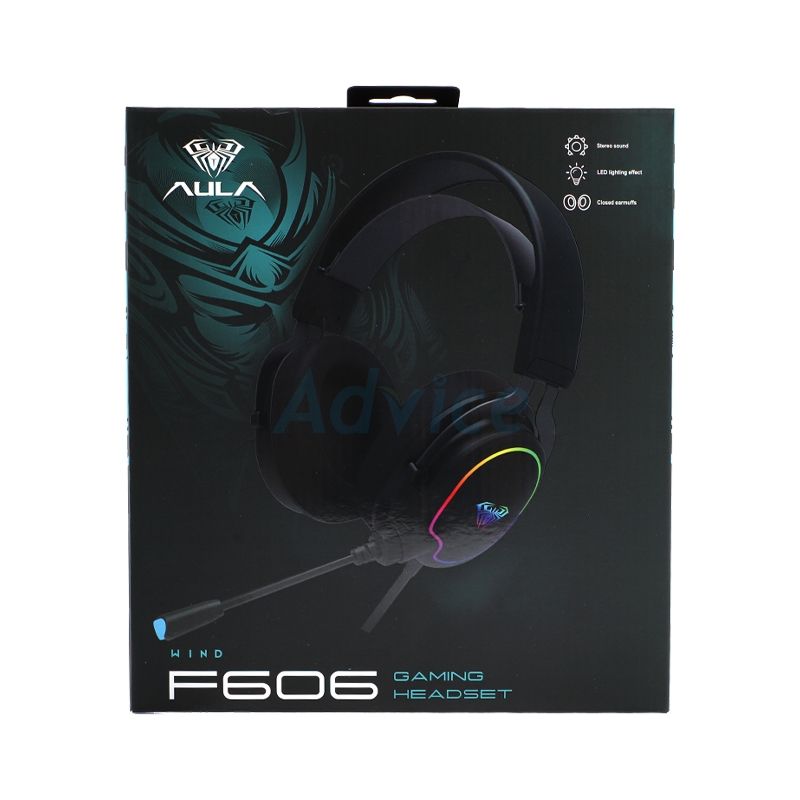 HEADSET (2.1) AULA F606 BLACK