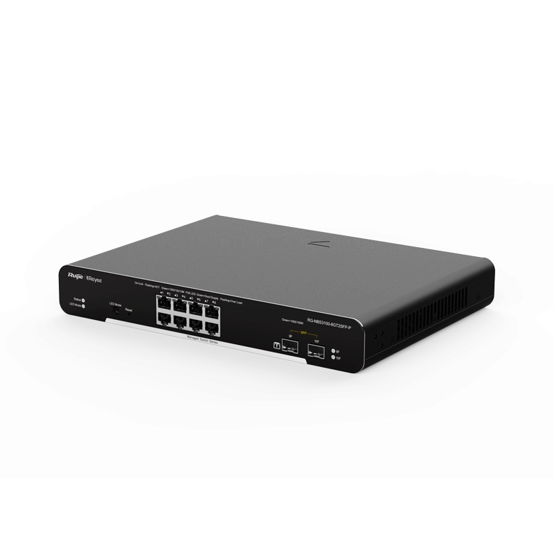 Gigabit Switching Hub RUIJIE (RG-NBS3100-8GT2SFP-P) 8 Port 2 Port SFP ...