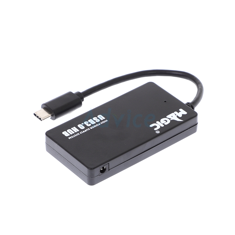 4 Port USB HUB v3.0 MAGIC TECH MT01 Type-C (Black)
