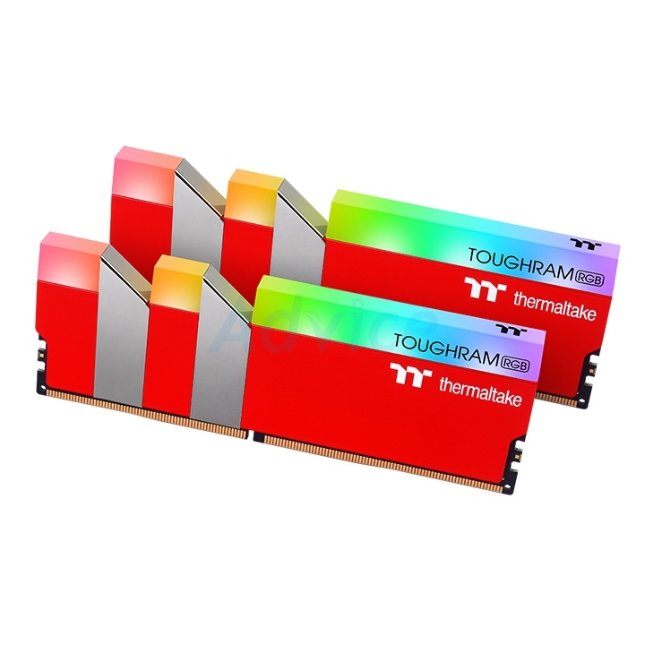 DDR4(3600)16GB (8GBX2) THERMALTAKE (TOUGHRAM /RG25D408GX2-3600C18A/RGB RED)