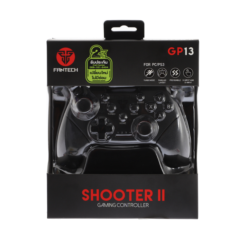 CONTROLLER FANTECH GP13 SHOOTER II BLACK RED