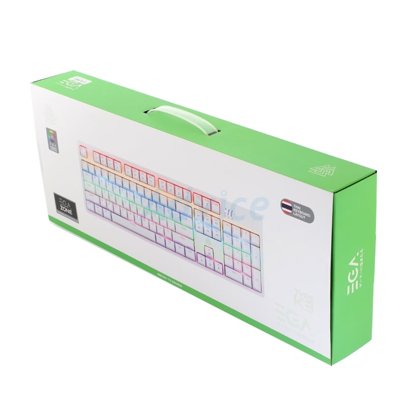 K/B EGA TYPE-K3 WHITE (BLUE-SWITCH)