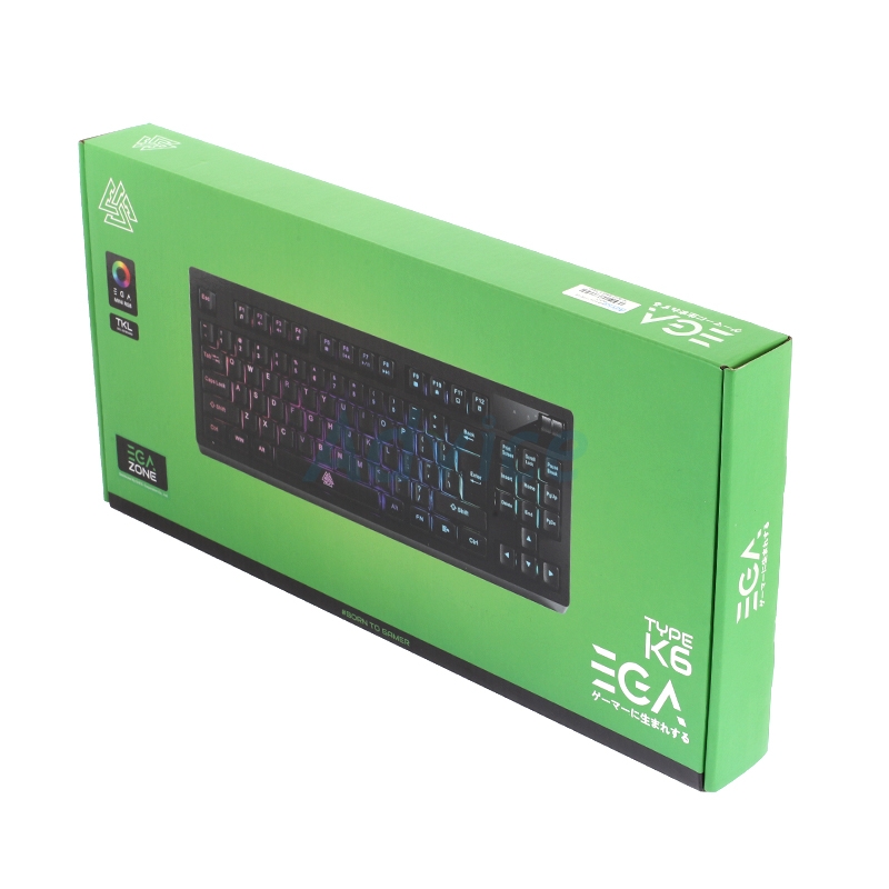 K/B EGA TYPE-K6 BLACK