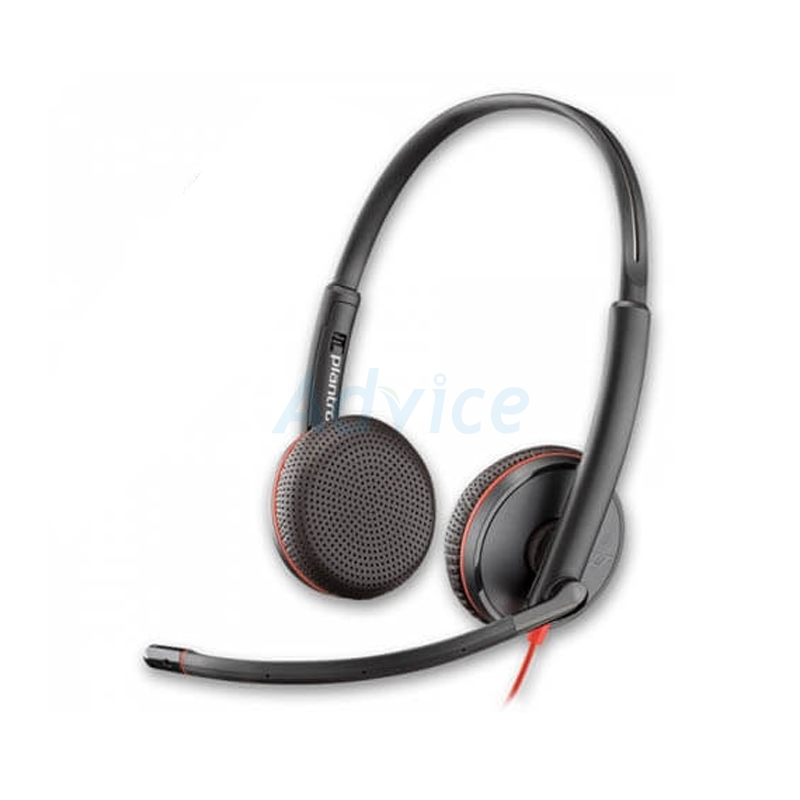 HeadSet 'PLANTRONICS' Stereo PLY-C3225 (Black)