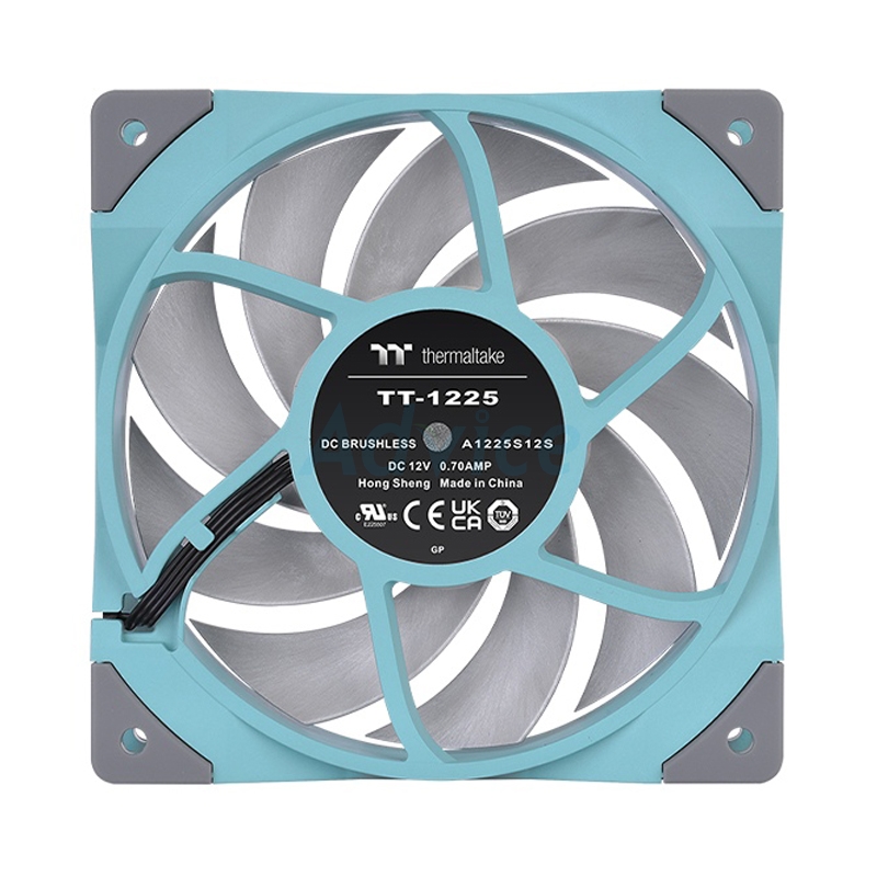 FAN CASE 12cm Thermaltake TOUGHFAN12 Turquoise(CL-F117-PL12TQ-A)