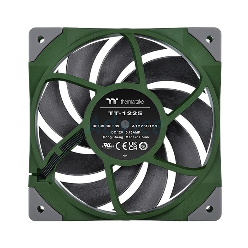 FAN CASE 12cm Thermaltake TOUGHFAN12 Racing Green(CL-F117-PL12RG-A)