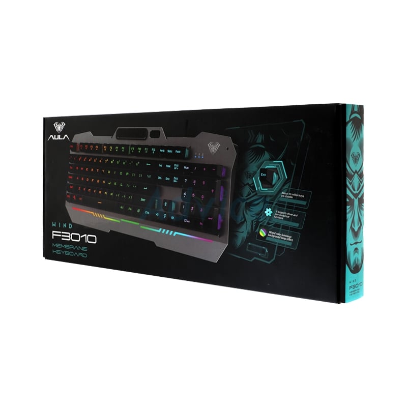 KEYBOARD AULA F3010 BLACK