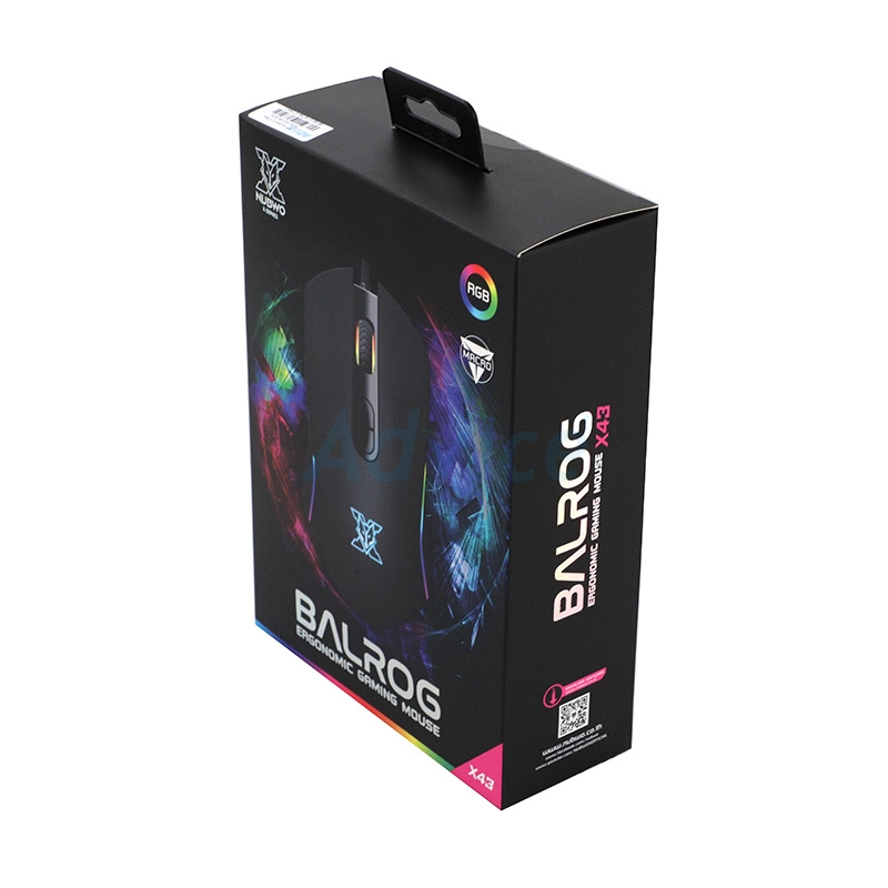 MOUSE NUBWO-X BALROG X43 (BLACK)