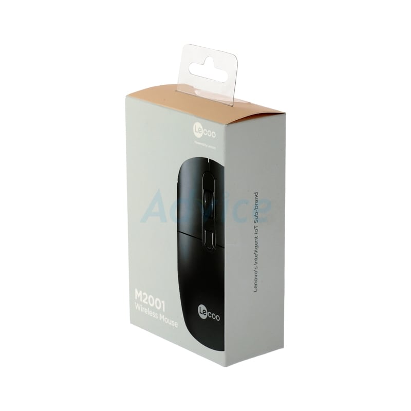 WIRELESS MOUSE LECOO M2001 BLACK BY LENOVO
