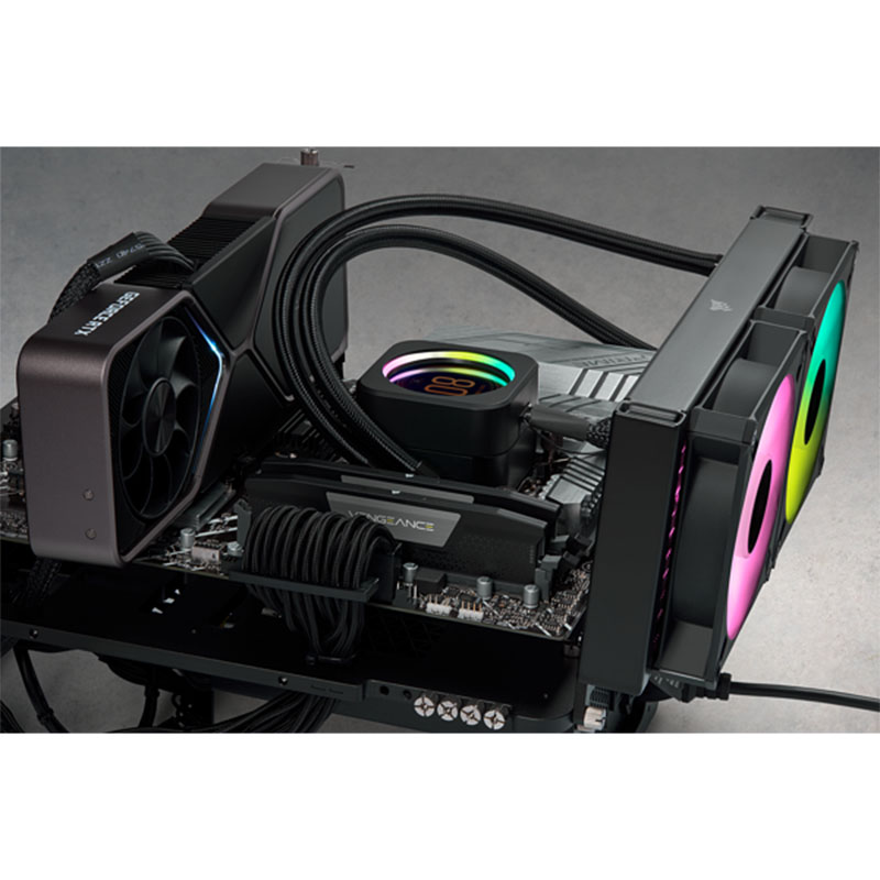 RAM DDR5(5200) 32GB (16GBX2) CORSAIR VENGEANCE BLACK (CMK32GX5M2B5200C40)