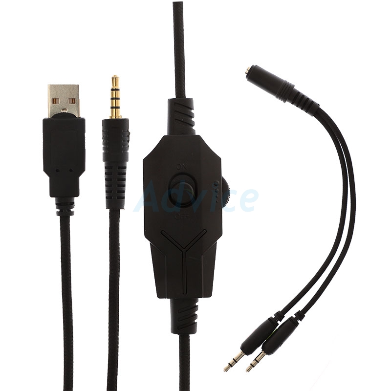 HEADSET (2.1) AULA F605 (BLACK)