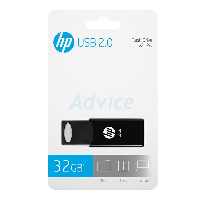 F/D. 32GB HP V212B (HPFD212B-32) Black