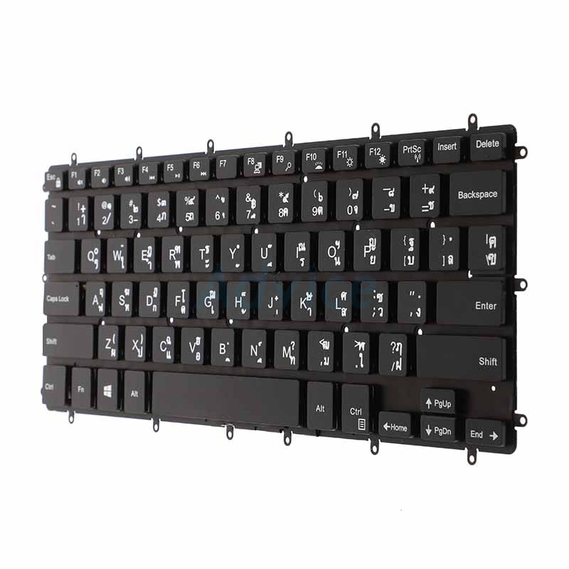 Keyboard DELL Inspiron 13-5368 (Black) 'PowerMax' (สกรีนไทย-อังกฤษ)